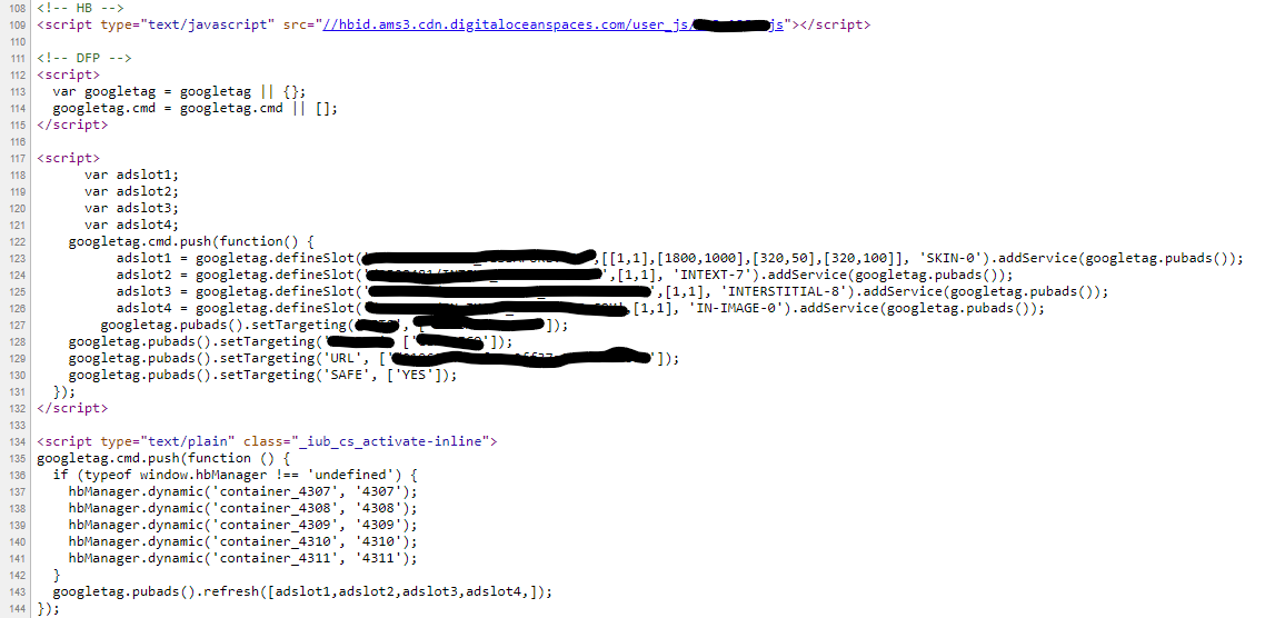 Prebid and Dynamic div id GAM integration. Use Case. | HeadBidder